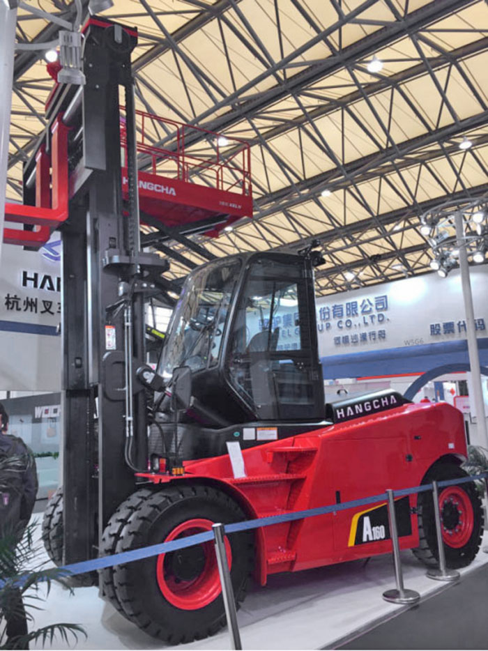 Hangcha Shows New Look of Made in China at CeMAT ASIA 2017 – HANGCHA ...